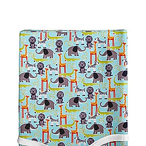 Glenna Jean Jungle Babies 16" x 32" Changing Pad Cover for Baby Nursery
