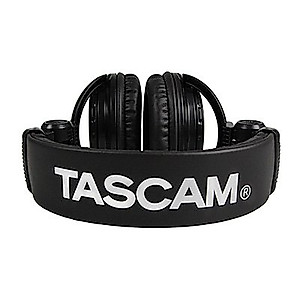 Tascam TH-02 Closed Back Studio Headphones, Black