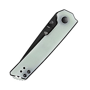 Kizer Domin Mini Folding Knife G10 Handle EDC Knives, N690 Steel Thumb-Stud Pocket Knife, V3516N7