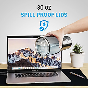 30 OZ - 2 Replacement Lid for Yeti Tumblers like Yeti Lids - 3.7 Inch Diameter - Spill Proof Lids for Yeti Tumblers - Tumbler Lid for Yeti Tumbler 30 oz, Tumbler Lids 30 oz Replacement Lid, Fit Yeti