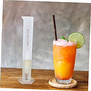 1 Set American Attenuation Meter Beer Hydrometer Alcohol Distilling Moonshine Alcoholmeter Proofing Distilled Spirits Wine Hydrometer Tester Mead Hydrometer Mead Making Kit Glass NAMOARLY