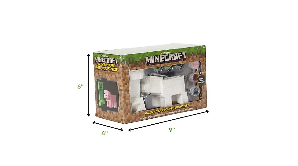 Paint Your Own Minecraft Figurines Art Set