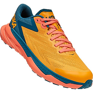 HOKA ONE ONE Women's Zinal Trail Running Shoes Sneakers Trainers (Radiant Yellow - Camellia, Numeric_7)