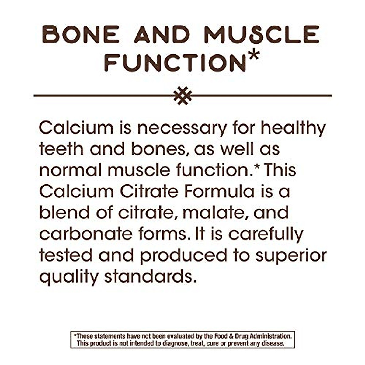 Nature's Way Calcium Citrate Complex, 500 mg per serving, 250 Capsules