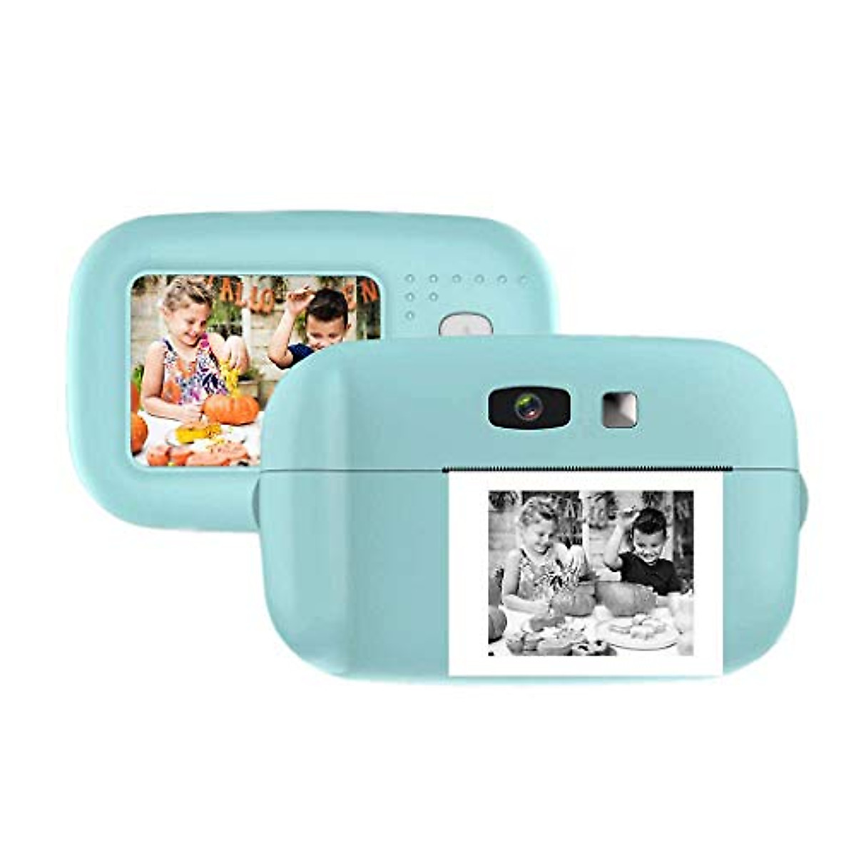 LKYBOA Plastic Small SLR Children's Camera -Kids Camera, Camera for Kids Video Cameras Kids Digital Camera Year Old Girl with Card