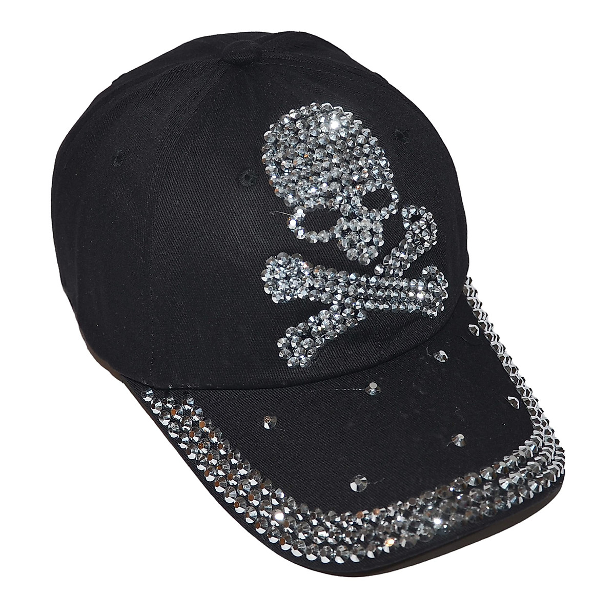 Popfizzy Skull Hats for Women, Skull Cap Women, Skull Baseball Cap, Skull Accessories Women, Skull Clothes Women, Skull Gifts