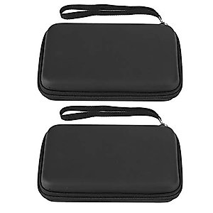 FOLOSAFENAR Hard Bag Strong Extrusion Protector Game Console Storage Bag Impact Resistant for Game Lovers for Game Players (Black)
