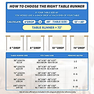 Artoid Mode Beige Greenery Eucalyptus Summer Table Runner, Spring Seasonal Anniversary Holiday Kitchen Dining Table Decoration for Indoor Outdoor Home Party Decor 13 x 72 Inch