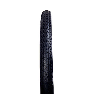 Wanda Beach Cruiser Tire, Black with White Wall, 26" One Size