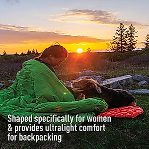 Sea to Summit Ultralight Insulated Backpacking Sleeping Pad, Women's Large (72 x 25 x 2 inches)