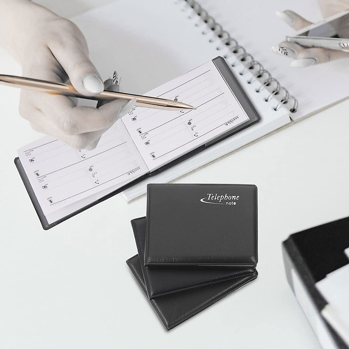 Address Books 12Pcs Mini Address Book Portable Pocket Small Notebook Outdoor Address Book Phone Book