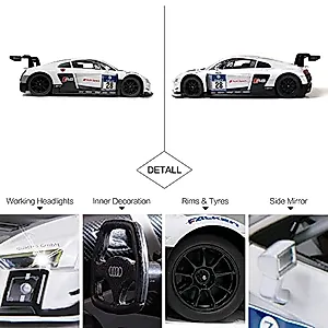 RASTAR Audi RC Car, 1/14 Audi R8 Performance Model Toy Car Sports Racing Remote Control Car for Adults Boys Girls Kids