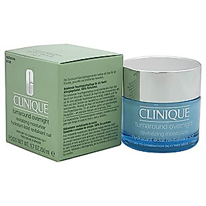 Clinique Turnaround Overnight Revitalizing Moisturizer for Women, 1.7 Ounce