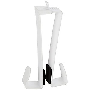 Home-X Dual Sided Shower Hook, The Perfect Addition to Any Bathroom, White