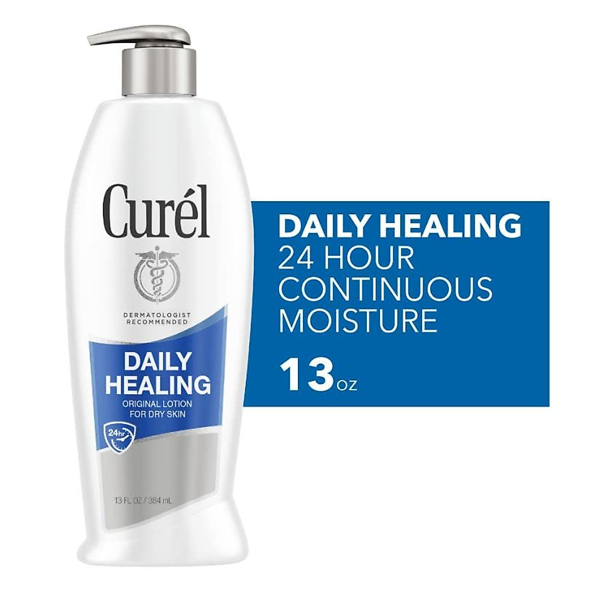 Curel Daily Healing Moisture Body Lotion, Original Formula - 13 Fl Oz (Pack of 2)
