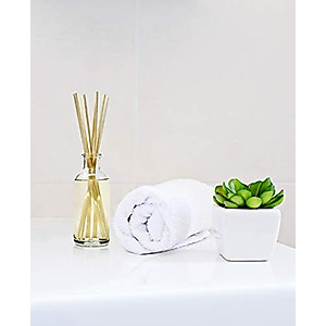 Urban Naturals Crisp White Linen Reed Diffuser Gift Set | with Citrus, Ozone, Ylang-Ylang, Lilies & Sandalwood Scent Notes for a Fresh, Clean Cotton Smelling Home | Made in The USA – Great Deal!
