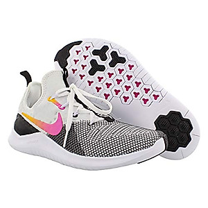 Nike womens Free TR 8 Shoes, Black/Laser Fuchsia, 6