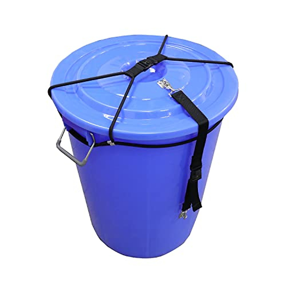 Trash Can Lid Lock - Make a Dog Proof Trash can with Our Garbage Can Lock for Wildlife, Pet & Critter Proof Locking Trash Can - Easy Install Trash Can Lock for Outdoor Garbage Can 40-60 Gallon Bin