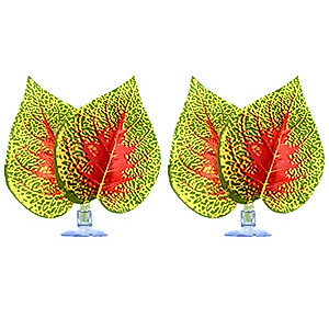 Mllepjdh Betta Fish Hammock Plastics Betta Leaf Pad Aquarium Plant Leaves Accessories for Playing Fish Tanks Hideout Decoration Pet Rainbow Ball Foam Pets Dog Training Training Ball Dog Treat