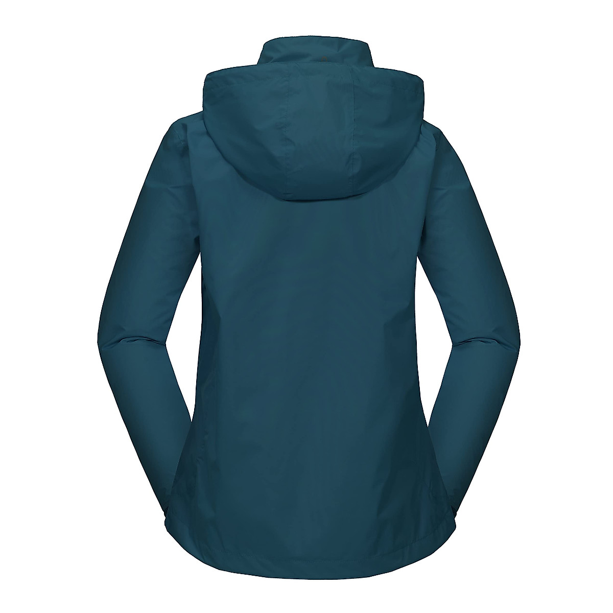 Little Donkey Andy Women’s Lightweight Waterproof Rain Jacket Outdoor Windbreaker Rain Coat Shell for Hiking, Travel Blue S