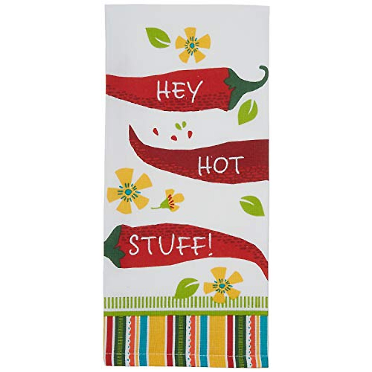 Kay Dee Designs Hot Stuff Pepper Tea Kitchen Towel, 18" x 28", Various