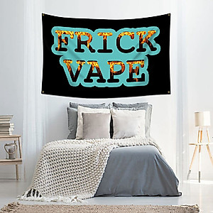 Frick Vape Flag 3x5 Ft Cool Funny Tapestry Poster for Room Dorm Art Deco