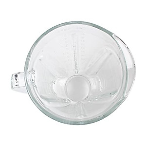 Veterger Replacement parts Glass Jar with lid, Compatible with Hamilton Beach Blenders (5cups)