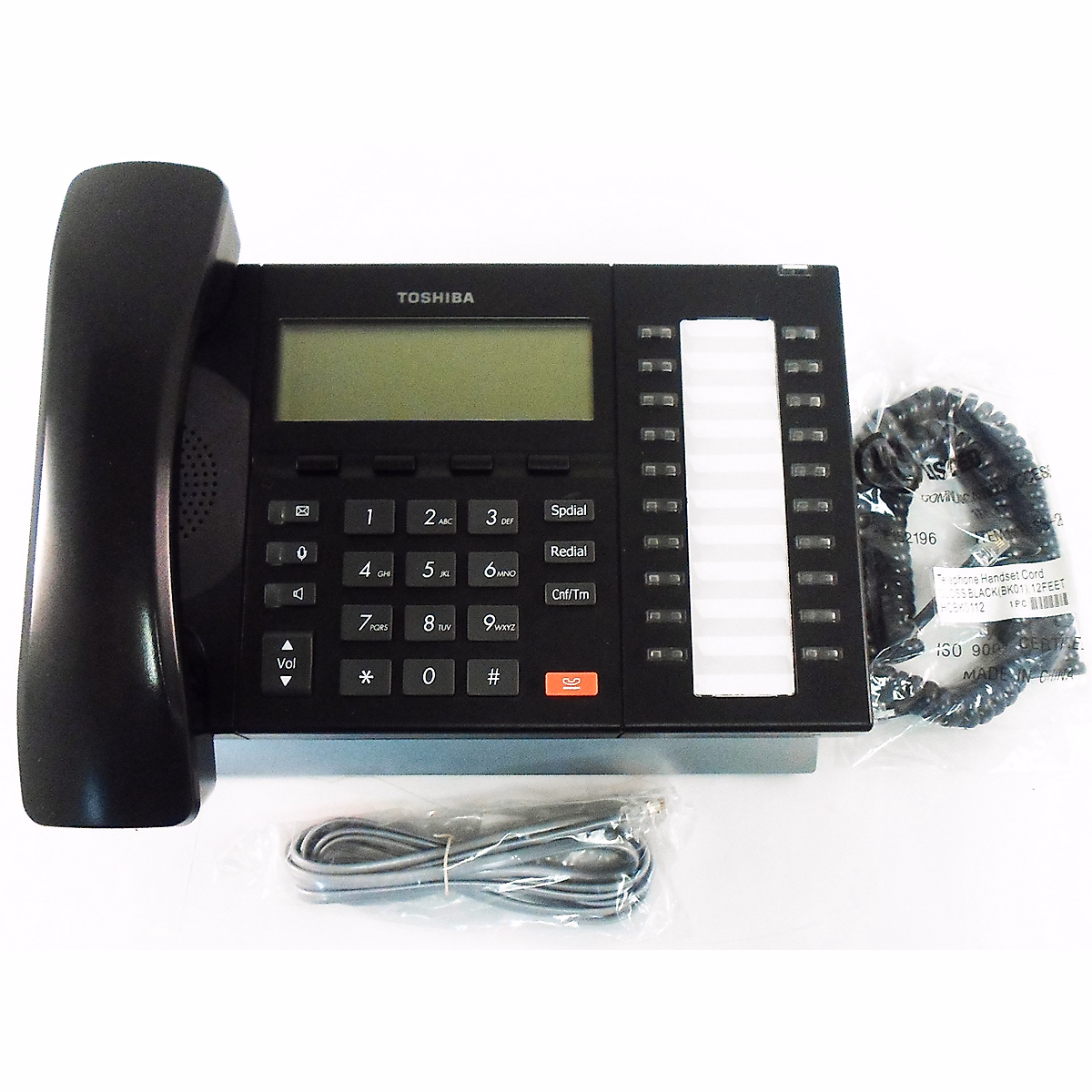 Toshiba Strata DP5032-SD 20-Button LCD Display Speakerphone (Black) (Renewed)