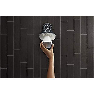 KOHLER Moxie Bluetooth Showerhead, Shower Speaker, Waterproof Speaker, Shower Radio, Rechargeable Speaker, Portable Speaker, 2.5 GPM, K-28238-NKE-CP, Polished Chrome