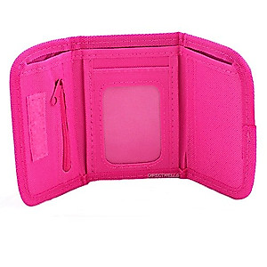 Disney Minnie Mouse Trifold Wallet - 1 WALLET PINK OR HOT PINK RANDOMLY