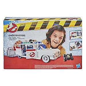 Ghostbusters 2021 Movie Ecto-1 Playset with Accessories for Kids Ages 4 and Up New Car Great Gift for Kids,Collectors,and Fans
