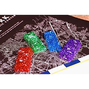 Handmade 2.25u Enter Keycap Thick Resin Translucidus Backlit Key Cap OEM Profile for Cherry MX Gaming Mechanical Keyboard (Blue)