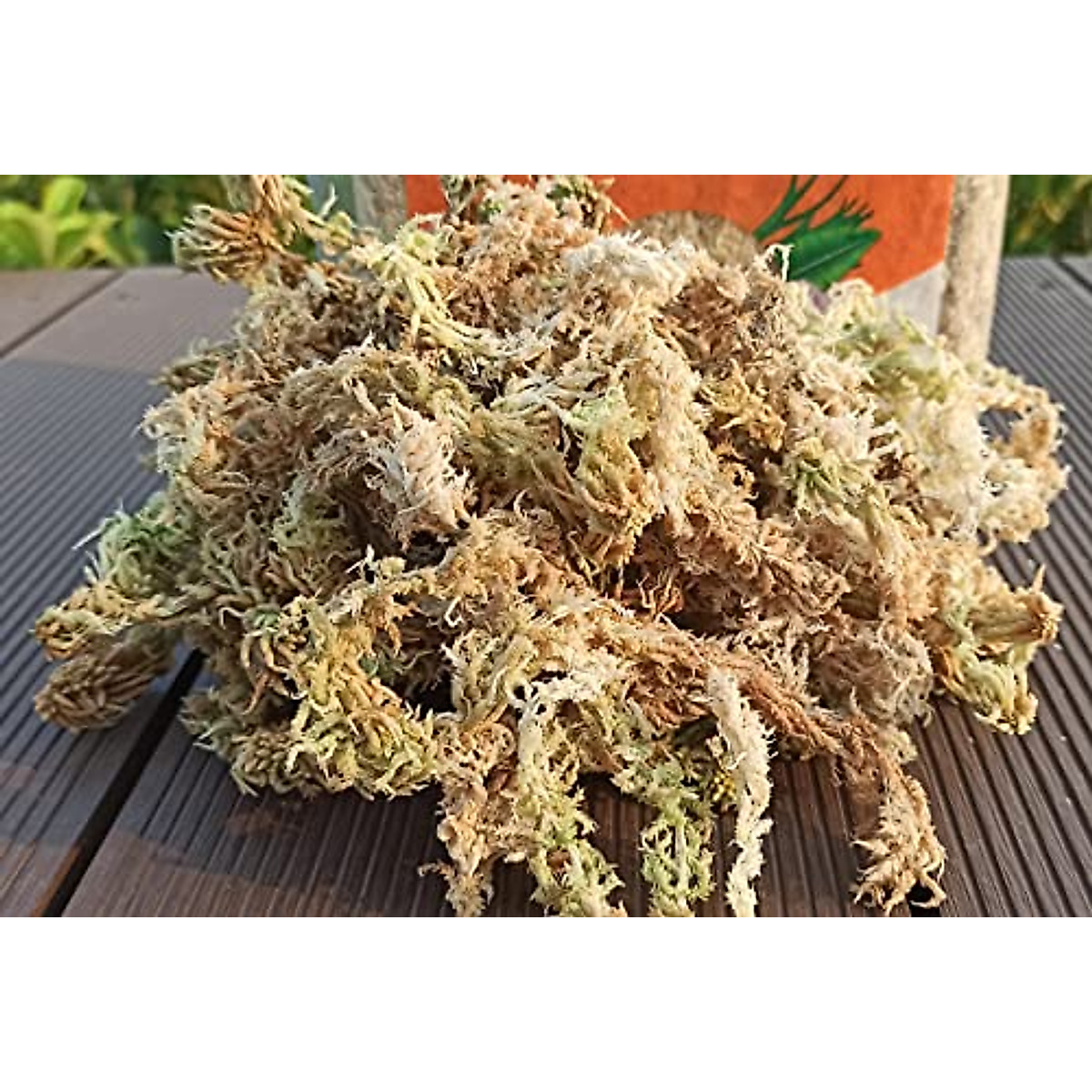Yilotuce 1.1 lb Sphagnum Moss for Plants, Carefully Selected Clean Sphagnum Mos for Rooting Plants