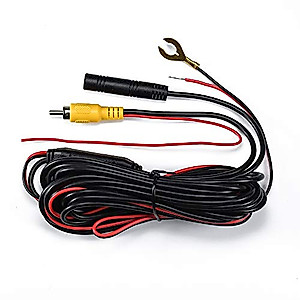 Roadpower Car Backup Camera Rear View Camera Reverse Camera for Jeep Wrangler Spare Tire Mount 2007-2018 Waterproof Wide Angle Aftermarket Camera Removable Guidelines with OEM Monitor Adapter.