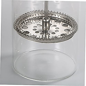 FUNOMOCYA 304 Tea Strainer Machine Espresso Multi-function Coffee Pot Espresso Pot Espresso Ground Coffee Fashion Coffee Pot Coffee Maker Espresso Coffee Filter Pot Silver