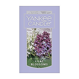 Yankee Candle Lilac Blossoms Scented, Classic 12oz Medium Perfect Pillar Single Wick Candle, Over 80 Hours of Burn Time