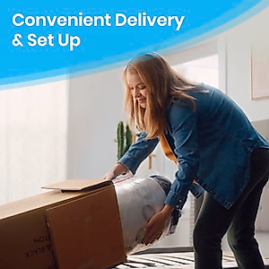 Flash Furniture Capri Comfortable Sleep 12" Hybrid Pocket Spring and Foam Mattress in a Box, Foam Pocket Spring Hybrid Mattress for Pressure Relief, King