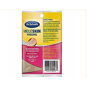 Dr. Scholl's Moleskin Plus (6 strips) by Dr. Scholl's