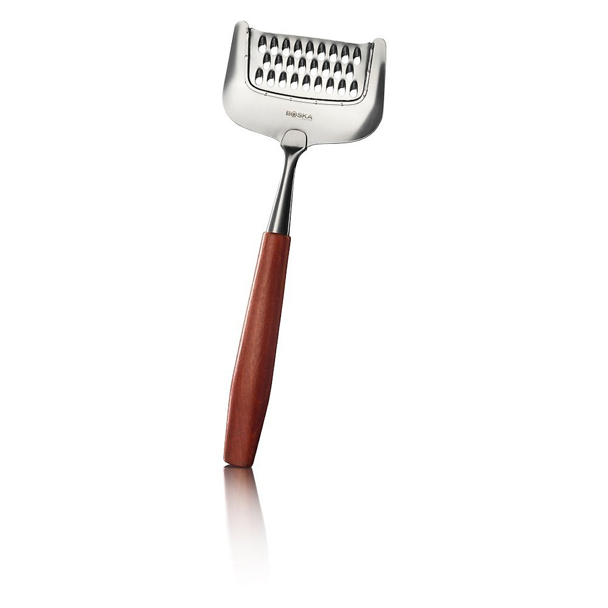 Boska Holland Taste Collection Rosewood Handle Cheese Grater for Semi Hard to Very Hard Cheese