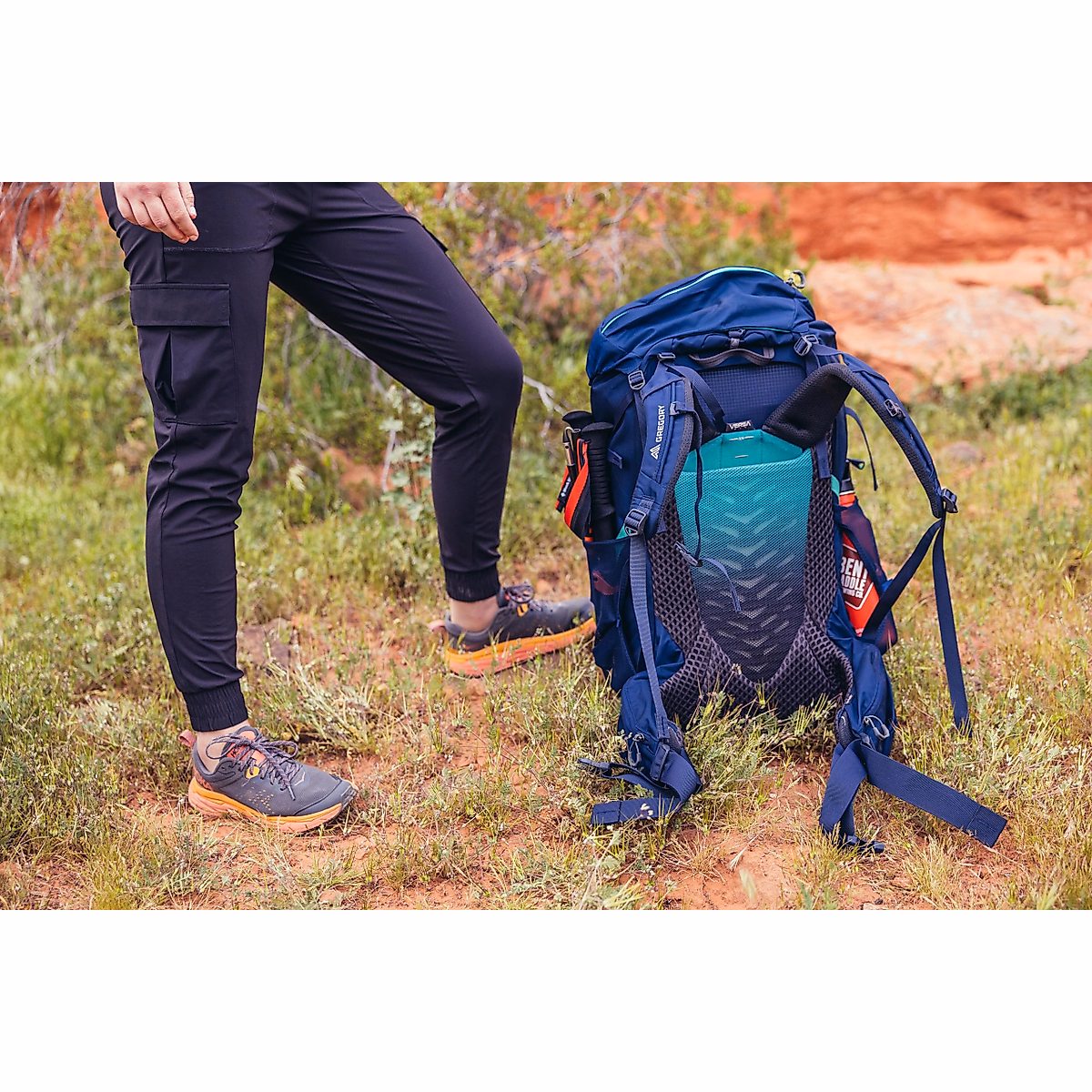 Gregory Mountain Products Women's Amber 55 Backpack Sienna Red