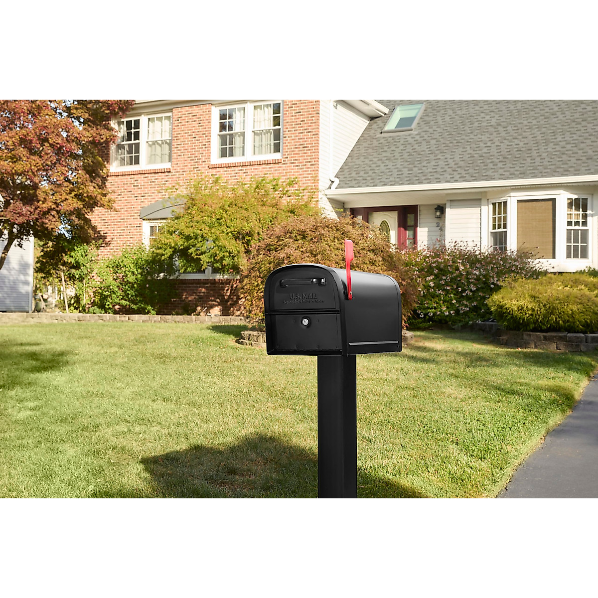 Architectural Mailboxes 6300B-10 Oasis 360 Locking Parcel Mailbox, Extra Large, Black, 6300B-10