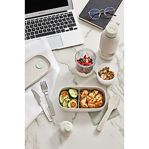 Lékué 3 Piece Stainless Steel Cutlery Set with case, 6.6 x 1.8 x 1.1inch