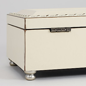 Cottage Garden First Communion Know The Joy Ivory Rope Trim Petite Jewelry Music Box Plays Jesus Loves Me