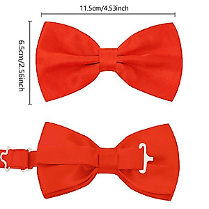 habibee Solid Color Mens Suspender Y Shape with Strong Clips Adjustable Braces