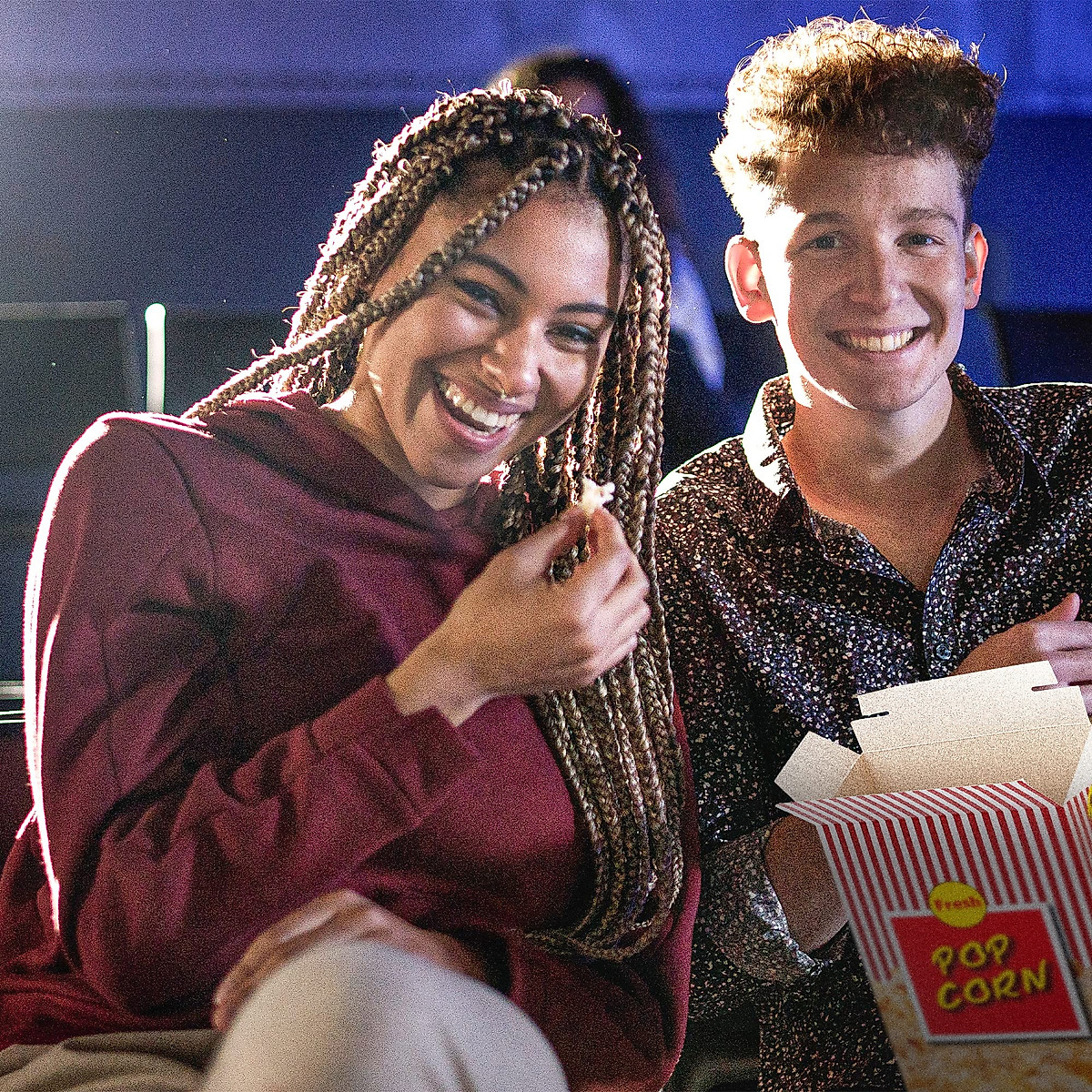 MT Products Popcorn Boxes for Party or Movie Night - 1.25 oz. (Pack of 50) - #3 Popcorn Buckets With Close Top