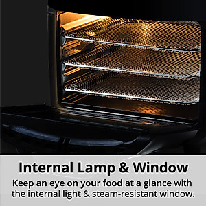 Aria 10 Qt. Touchscreen Air Fryer Oven with Premium Accessory Set and Recipe Book, White