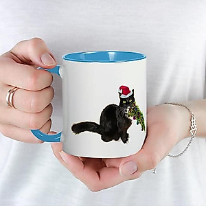 CafePress Cat Christmas Tree Mug Ceramic Coffee Mug, Tea Cup 11 oz