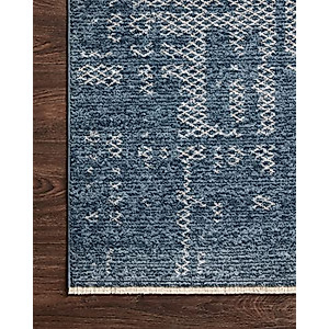 Loloi II Vance Collection VAN-01 Denim / Dove, Traditional 11'-6" x 15'-7" Area Rug