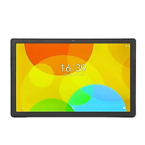 FOLOSAFENAR Tablet PC, US Plug 100‑240V Gaming Tablet 12GB 256GB Memory 12MP 24MP Camera 10.1 Inch for School (US Plug)