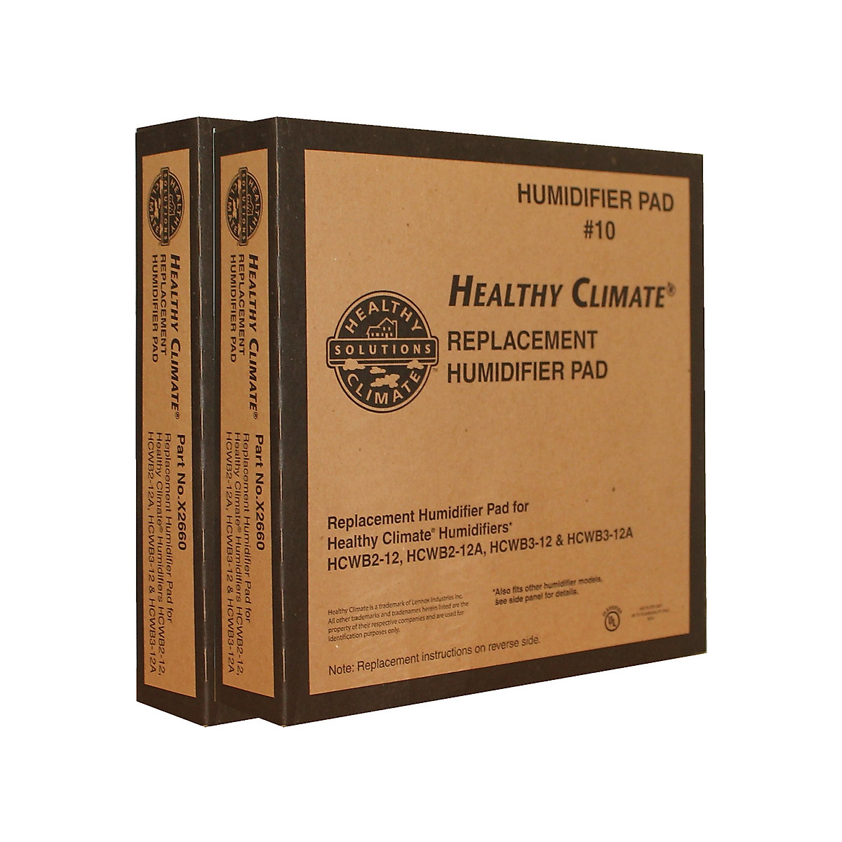 Lennox Healthy Climate Humidifier Pad # 10 Part No. X2660 Case of 2